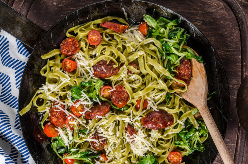Warm Mediterranean Pasta Salad – Sally Sherman Foods
